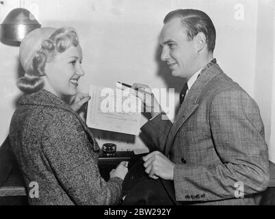 Jackie Coogan and Betty Grable, 1937 Stock Photo - Alamy