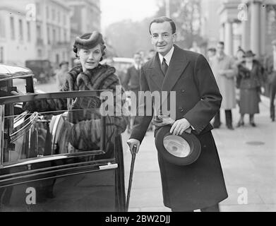 Lord Beatty, accompanied by his wife, left his London home at Upper ...