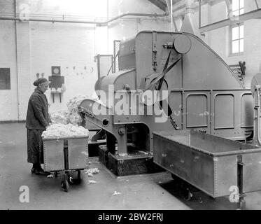 Royal Navy Cordite Factory at Holton Heath. Nitrating gun cotton, the ...