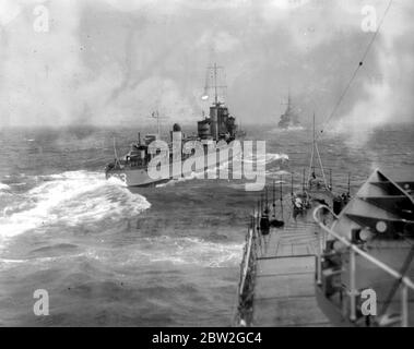 Destroyer Verity (Return of Prince of Wales) 16 October 1920 Stock ...