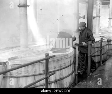 Royal Navy Cordite Factory at Holton Heath. Nitrating gun cotton, the ...