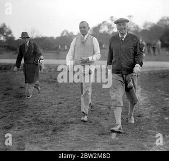Parliamentary Golf Tournament at Walton Heath. Captain Peter Macdonald ...