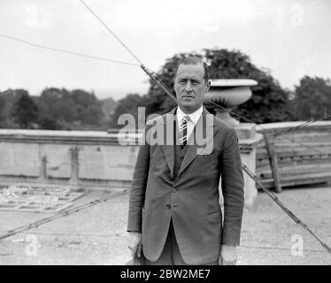 Mr Alan Brock of the famous fireworks firm. 4 August 1932 Stock Photo ...