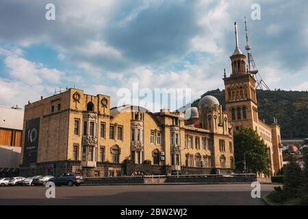 Rose Revolution Square in Tbilisi, capital of Georgia Stock Photo - Alamy