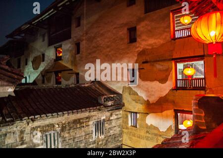 Fuyu building in the Hongkeng village tulou buildings. This one ...