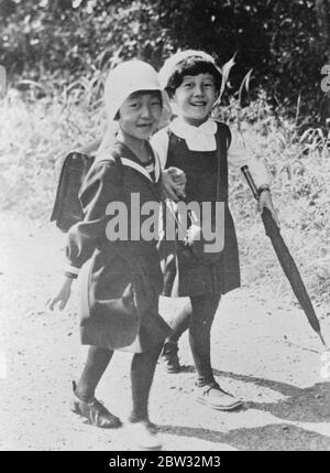 Princess Teru, eldest daughter of the Emperor of Japan, is making a ...