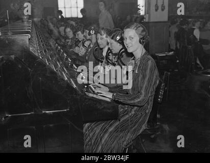 Switchboard Girls 1930s Stock Photo - Alamy
