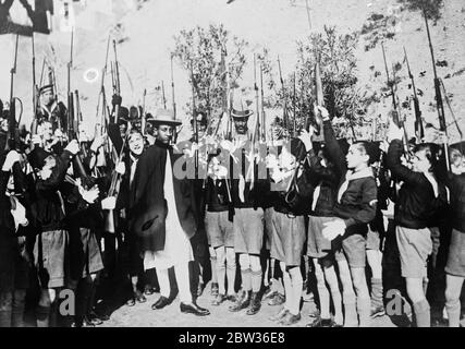 Crown Prince Asfa Wossen, son of Emperor Haile Selassie of Ethiopia, in ...