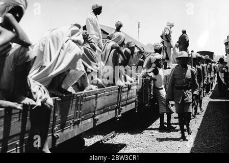 Abyssinian troops rushed to Somaliland frontier as zero hour approaches ...