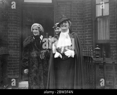 The wedding of Miss Mary Casson , actress daughter of Dame Sybil ...