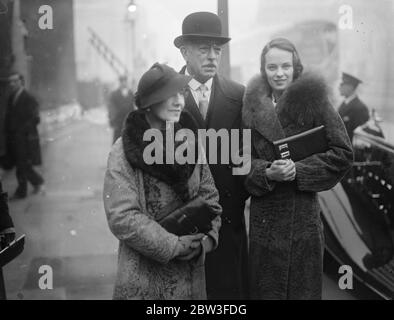 Wedding of Miss Angela Dudley Ward and Captain Robert Laycock . Photo ...