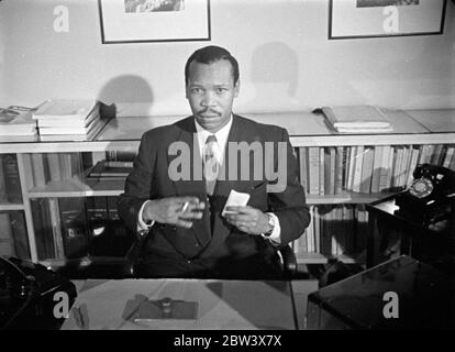 Seretse Khama a statesman from Botswana Stock Photo - Alamy