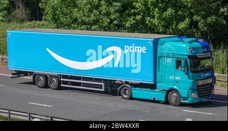 Amazon Prime HGV Haulage delivery trucks, lorry, transportation, truck ...