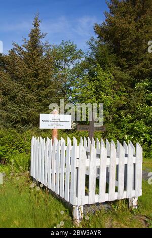 Russian Cemetery in Sitka, Alaska Stock Photo - Alamy