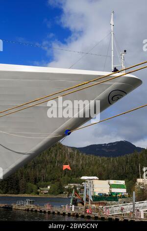 Cruise ship, Old Sitka Dock, Sitka, Alaska, USA Stock Photo - Alamy