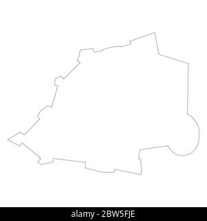 Vector map Monaco. Country and capital. Isolated vector Illustration ...