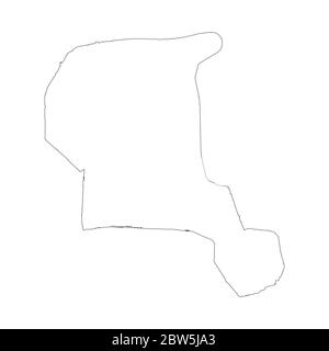 Basseterre, St. Kitts & Nevis. Detailed Country Map with Location Pin ...
