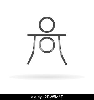 Astrology symbol Haumea. Vector Illustration Stock Vector Image & Art ...