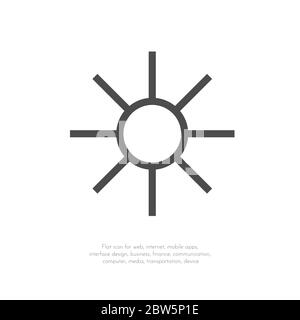 Sun symbols. Vector Illustration Stock Vector Image & Art - Alamy