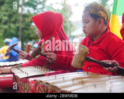 Children Playing Traditional Musical Instruments on National Day ...