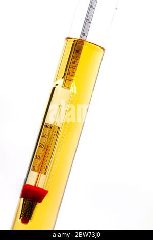 Professional alcohol meter with temperature correction for grading ...