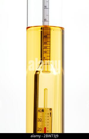 Professional alcohol meter with temperature correction for grading ...