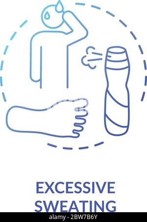 Man sweating vector icon isolated on transparent background, Man ...