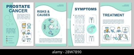Prostate cancer brochure template Stock Vector Image & Art - Alamy