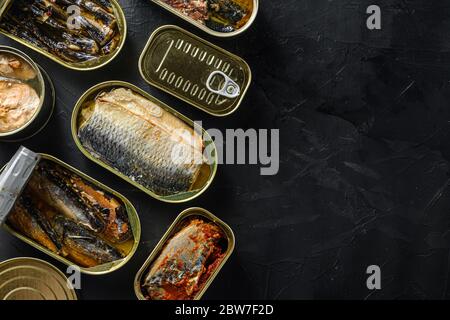 Saury, mackerel, sprats, sardines, pilchard, squid, tuna, Canned fish ...