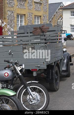 Vintage vehicle at the Southwick Revival in 2023. WWII reenactment of ...