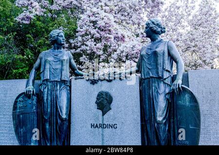 President Harding Memorial, Stanley Park, Vancouver, British Columbia ...