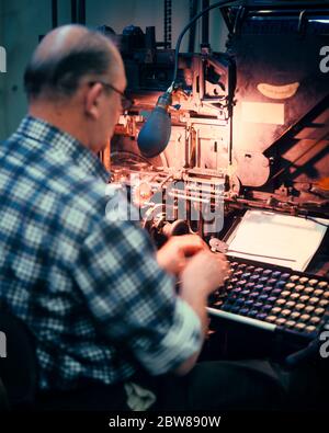 Old fashioned typesetting printing Stock Photo - Alamy