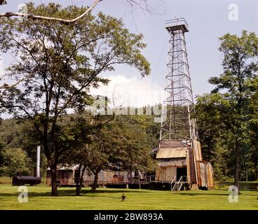 Drake Well, Pennsylvania. Colonel Edwin Laurentine Drake (1819-1880 ...