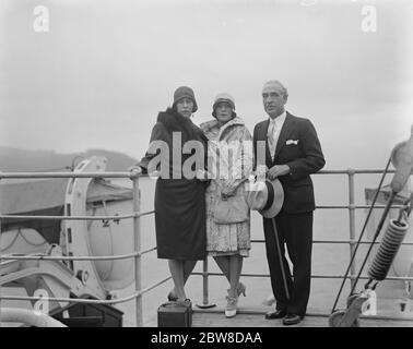 Film star Dolores del Rio and Lewis A. Riley Jr., pose in their New ...