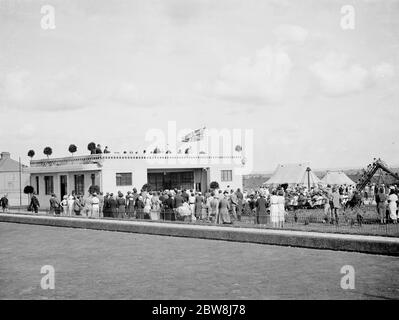 Sir Kingsley Wood opens Erith playground . 1937 Stock Photo - Alamy