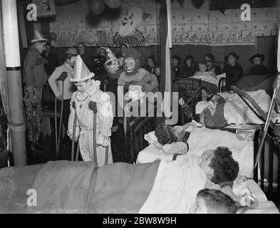 Crippled childrens circus at Alexandra Hospital in Swanley , Kent ...