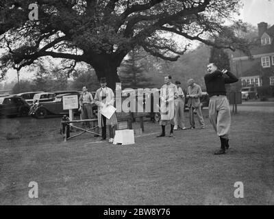 Sidcup open spring golf championship . 1936 Stock Photo - Alamy