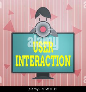 Handwriting text User Interaction. Conceptual photo how the customer ...