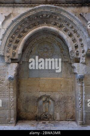 Sabil Bab al-Nazir water fountain in the Muslim quarter in Jerusalem's ...