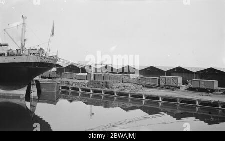 Egypt, Suez Canal at El-Qantara. The Mubarak Peace Bridge (aka Egyptian ...