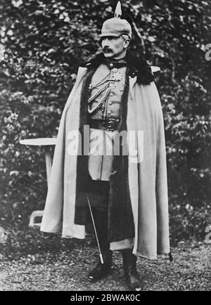 Ex-Kaiser Wilhelm II of Germany in exile in Holland 1928 Stock Photo ...