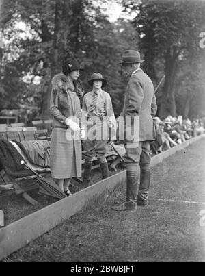 Roehampton Club Pony Gymkhana Lady Warrender 1925 Stock Photo - Alamy