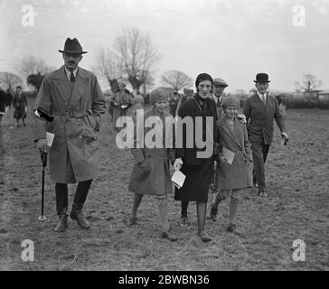 Beaufort Hunt point to point at Leighterton . Lady Morvyth Benson ...