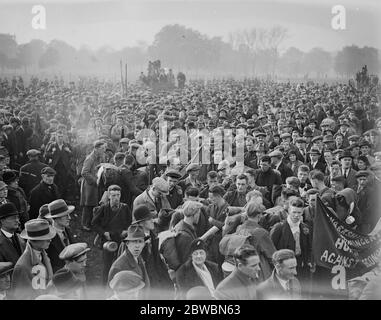 Hunger marches in London, October 1932. The National Hunger March of ...
