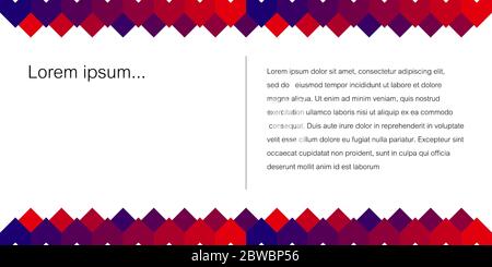 Abstract colorful overlap triangle pattern on white background with copy space, Vector ...