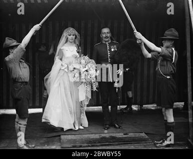 Wedding of Lord Suffield and Miss Olwen Philipps at St Peter 's Church ...
