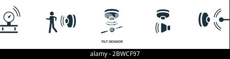 Tilt Sensor icon. Simple element from sensors icons collection. Creative Tilt Sensor icon ui, ux ...