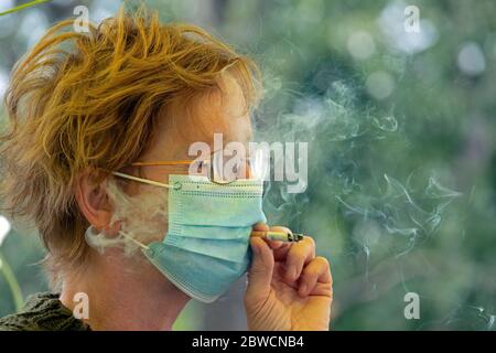 fag break in Corona Times, Germany Stock Photo - Alamy