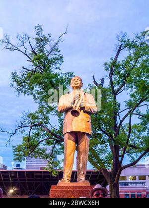 William Christopher Handy Statue, Memphis Stock Photo - Alamy