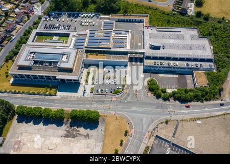 aerial view of Leeds District Police HQ Headquarters, Millshaw, Leeds ...